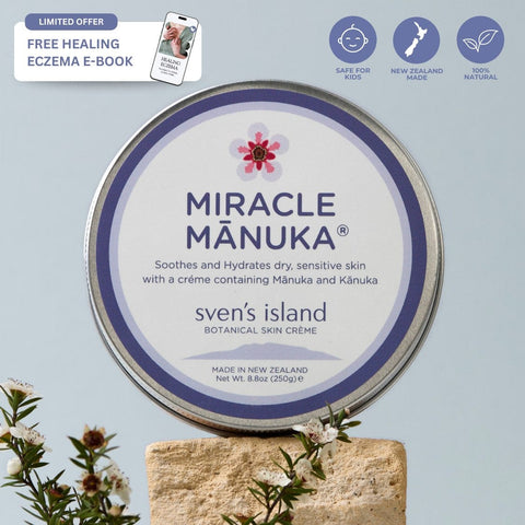 Miracle Manuka Eczema Cream 250g | Natural NZ Skin Repair Cream – Svens ...
